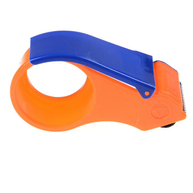 Durable & Ergonomic Orange 3" Core Tape Dispenser - Essential Packing Tool