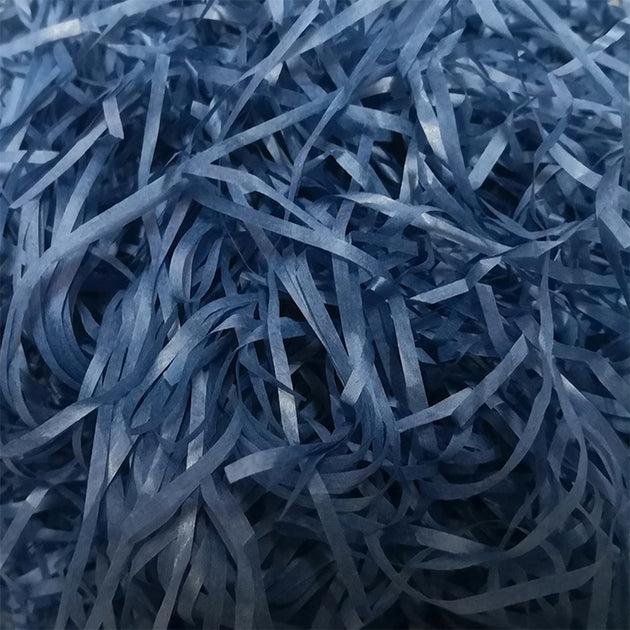 OZPACK Navy Blue Shredded Color Soft Tissue Paper Hamper Craft Gift