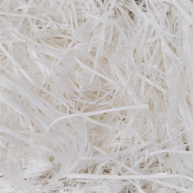 20g of White Shredded Color Soft Tissue Paper Hamper Craft - Ozpack