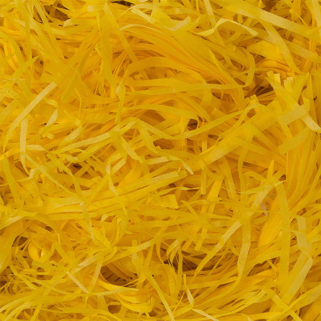 20g of Yellow Shredded Color Soft Tissue Paper Hamper Craft Gift Candy